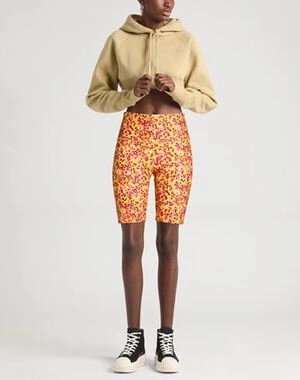 Malìparmi Floral Print Cycling Shorts - Yellow