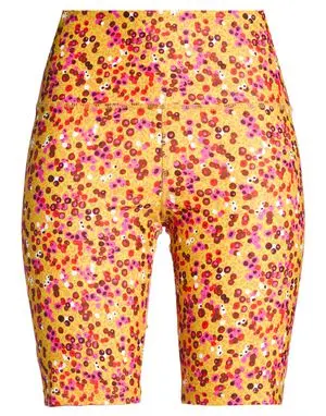 Malìparmi Floral Print Cycling Shorts - Yellow