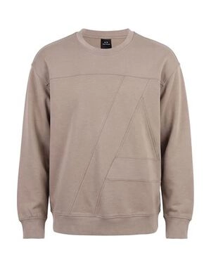 Armani Exchange Cotton Blend Crewneck Sweatshirt - Grey