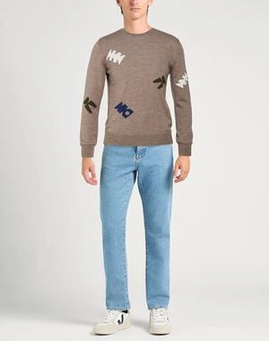 ZANONE Sweater Taupe Size Virgin Wool