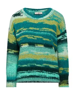 CARLA G. Emerald Wool Blend Sweater - Green