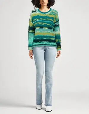 CARLA G. Emerald Wool Blend Sweater - Green