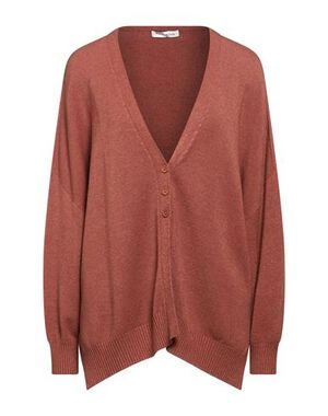 MANILA GRACE Cardigan Tan Size Viscose, Polyester, Polyamide - Brown