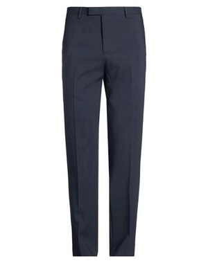 Sandro Midnight Virgin Wool Tapered Leg Trousers - Midnight Blue