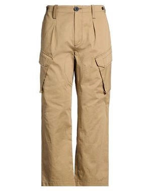Sandro Pants Khaki Size Cotton - Beige