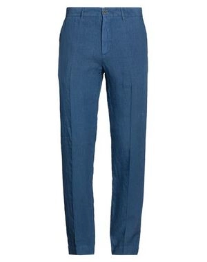 120% Lino Pants Size Linen - Navy