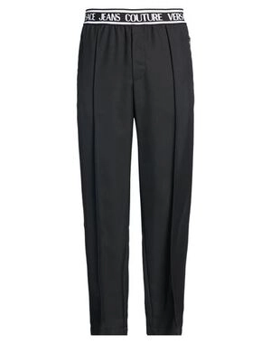 Versace Pants Size Polyester, Viscose - Black