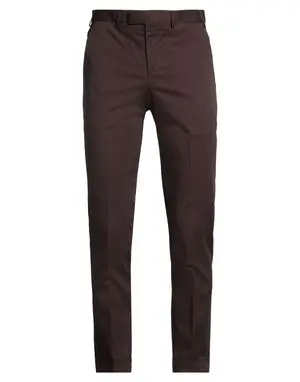 PT TORINO Pants Chocolate Size Cotton, Elastane