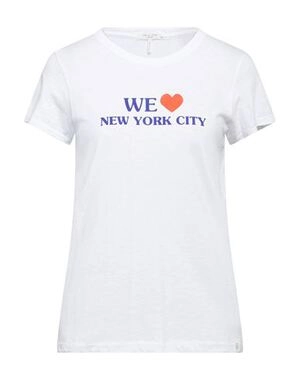 Rag & Bone T-shirt Size Cotton - White