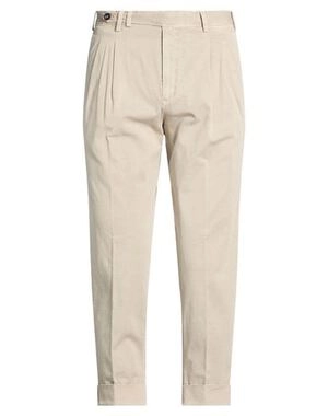 PT TORINO Pants Size Cotton, Linen, Elastane - Beige