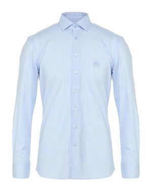 Etro Man Shirt Light Blue Size 15 ¾ Cotton, Elastane Blue
