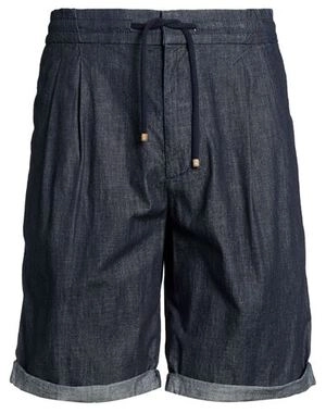 Brunello Cucinelli Denim Shorts Size Cotton - Blue