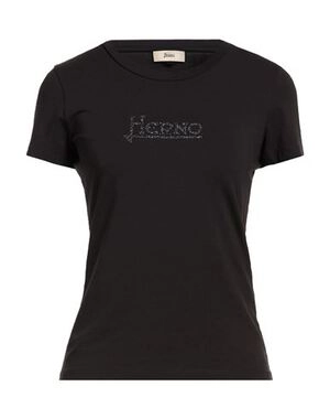 Herno T-shirt Size Cotton, Elastane - Black