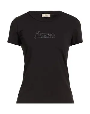 Herno Cotton & Elastane Printed T-shirt With Crystal Appliqués