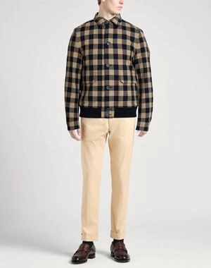 Paul & Shark Virgin Wool And Cotton Checked Jacket