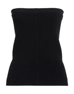 Rick Owens Ribbed Knit Strapless Tube Top
