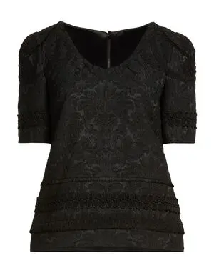 Dolce & Gabbana Jacquard Embroidered Top With Fringes