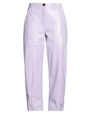Liviana Conti Pants Lilac Size Polyester, Polyurethane - Purple