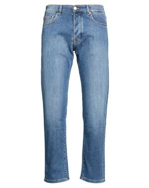 MOORER Jeans Size Wool, Cashmere, Elastane - Blue