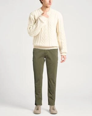 MOORER Military Cotton Cashmere Stretch Chino Pants
