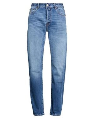 MOORER Jeans Size Cotton, Elastane - Blue