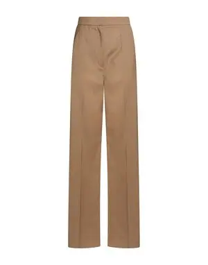 Max Mara Virgin Wool Flared Pants - Camel