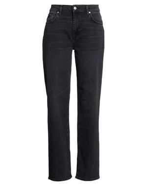 7 For All Mankind Straight Leg Jeans - Black