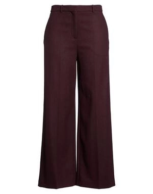 JOSEPH Pants Plum Size Virgin Wool, Polyamide, Elastane - Purple