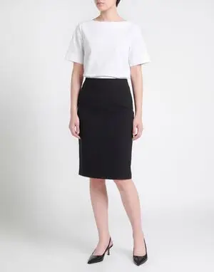 Theory Wool Blend Midi Pencil Skirt