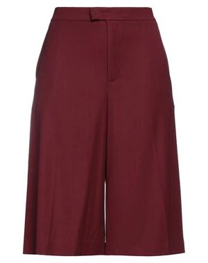 TWINSET Viscose, Wool, Elastane Shorts - Red