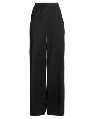 Moschino Wide-leg Cotton Elastane Trousers