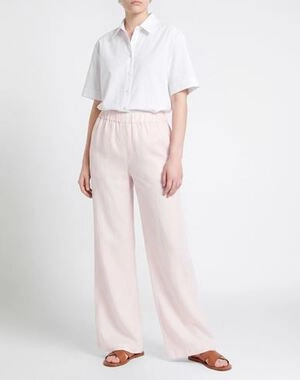 120% Lino Light Linen Wide-leg Pants