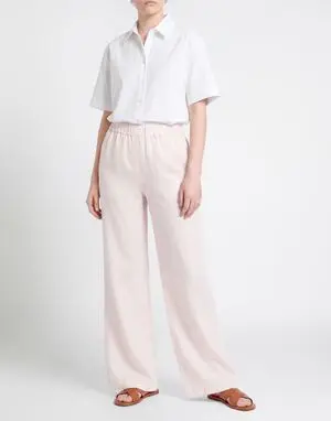 120% Lino Light Linen Wide-leg Pants