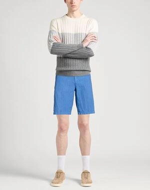 120% Lino Azure Linen Pinstriped Shorts