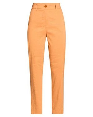 Momoni Pants Size Linen, Polyamide, Cotton, Elastane - Orange