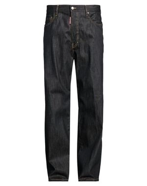 Dsquared2 Jeans Size Cotton, Elastane, Cow Leather - Black