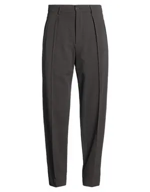 Giorgio Armani Charcoal Virgin Wool, Cashmere, Elastane Chino Pants