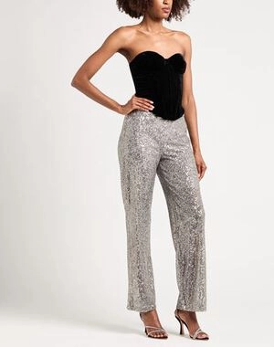 Dixie Straight-leg Tulle Pants With Sequins And Appliqués