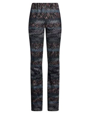 MISSONI Woman Pants Midnight Blue Size 2 Viscose, Metal Fiber