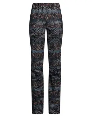 Missoni Viscose & Metal Fiber Flared Pants - Midnight Blue