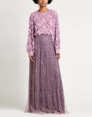 Elisabetta Franchi Sequinned Tulle Maxi Skirt