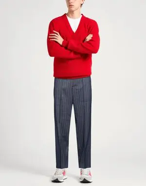 MESSAGERIE Striped Stretch Linen Blend Pants