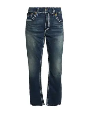 True Religion Ricky Jeans Straight Leg, Medium Wash, Cotton Elastane Blend