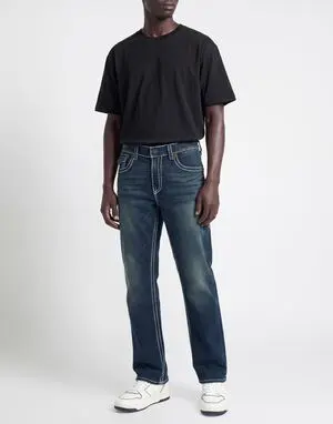 True Religion Ricky Jeans Straight Leg, Medium Wash, Cotton Elastane Blend