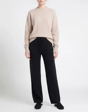 Alpha Studio Wool And Cashmere Blend Pants - Black