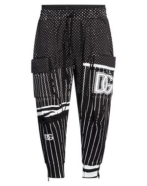 Dolce & Gabbana Pants Size Cotton, Polyamide, Elastane - Black