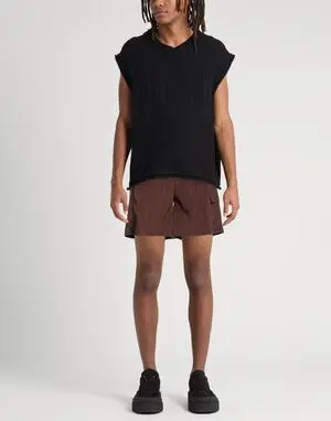 SPIEWAK Dark Nylon Athletic Shorts - Dark Brown