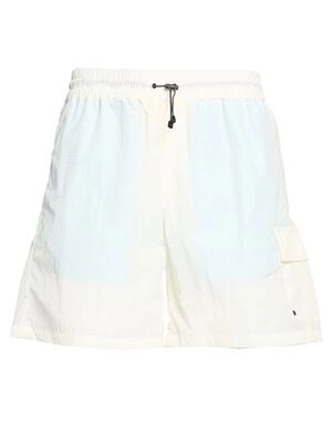 SPIEWAK Dark Nylon Athletic Shorts - Ivory
