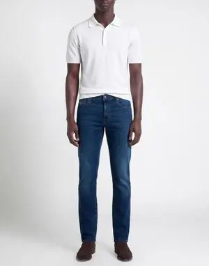 TRAMAROSSA Cotton Blend Skinny Fit Jeans