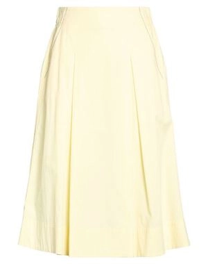 Peserico Midi Skirt Size Cotton, Elastane - Yellow